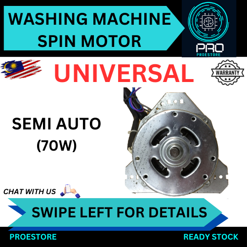 (UNIVERSAL) SPIN MOTOR Washing Machine Semi Auto / Spin Motor Mesin ...