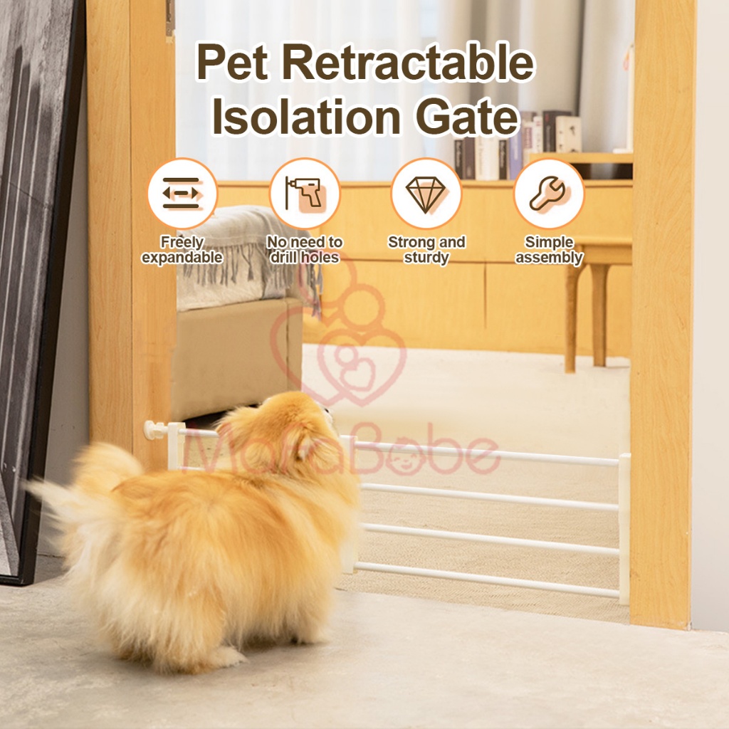 Pet fence partition 75-135CM safety door pet railing isolation anti ...