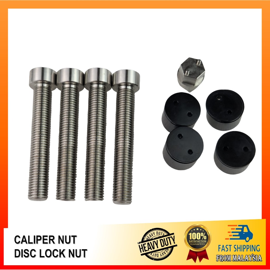 Anti Theft Caliper Disc Lock Nut HONDA DUCATI YAMAHA KTM TRIUMPH BMW ...