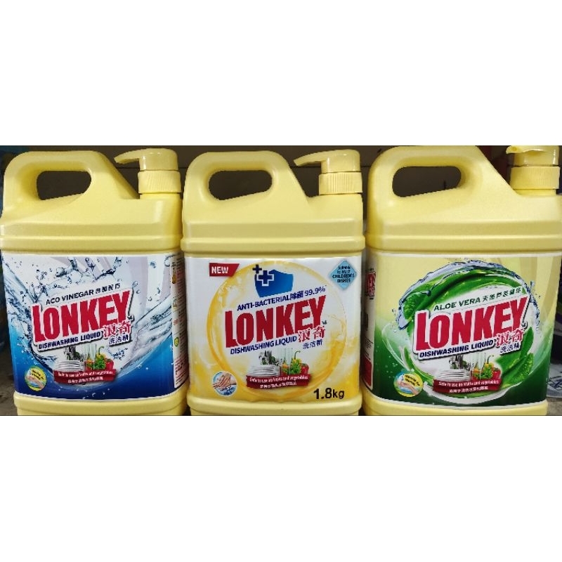 LONKEY DISHWASHING. LIQUID 1.8KG | Shopee Malaysia