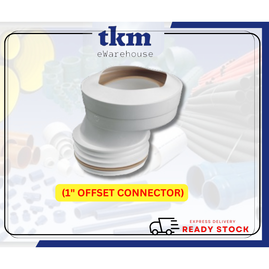 [TKM] WC OUTLET CONNECTORS (1" OFFSET CONNECTOR) | Shopee Malaysia