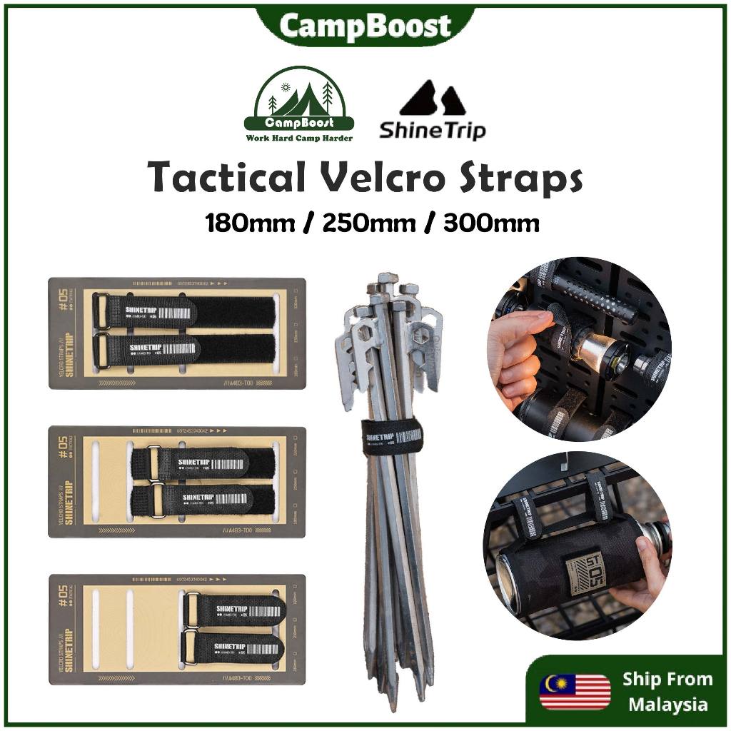 CampBoost SHINETRIP Tactical Velcro Strap Hanger Belt Buckle Carabiner ...
