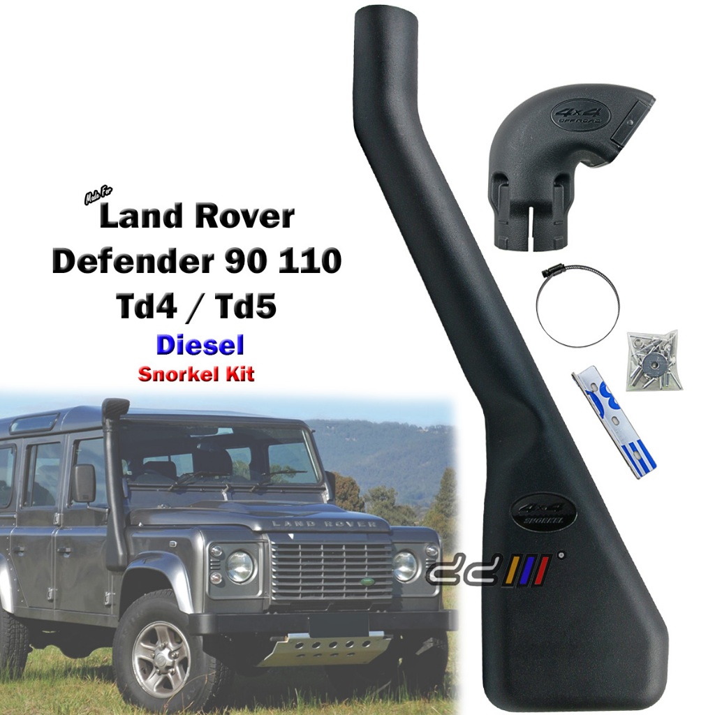 4x4 Off Road Snorkel Kit For Land Rover Defender TD5 TD4 PUMA Diesel ...