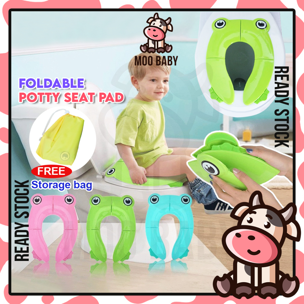 Moo Baby Pelapik Mangkuk Tandas Budak Kids Foldable Potty Seat Pad Kids ...