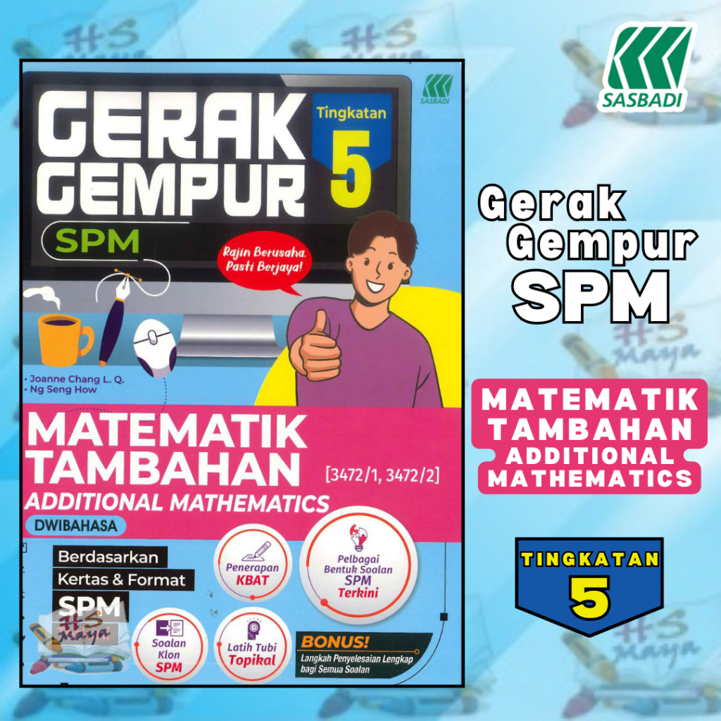 [Buku Latihan] GERAK GEMPUR SPM TINGKATAN 5 MATEMATIK TAMBAHAN ...