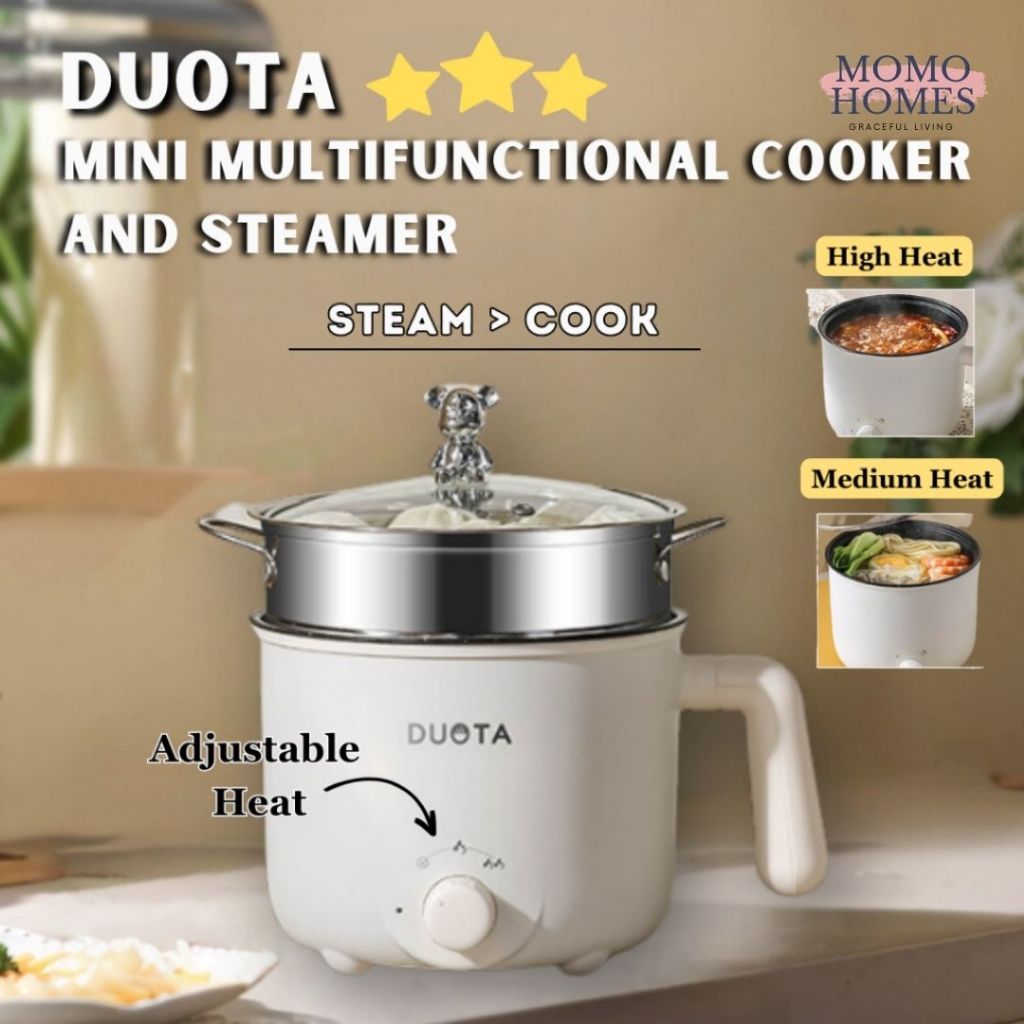 DUOTA Mini Multifunctional cooker and Steamer- Full Set + Gift | Shopee ...
