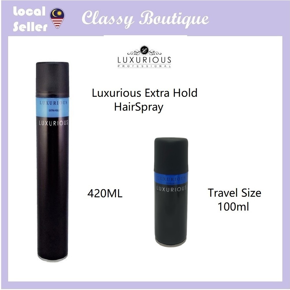 LUXURIOUS Extra Hold Hair Spray 100ML / 420ML | Shopee Malaysia
