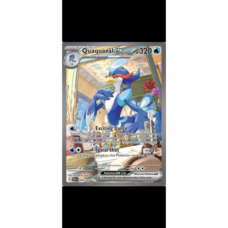[Pokémon TCG] Quaquaval ex - 260/193 - SV02: Paldea Evolved (PAL ...