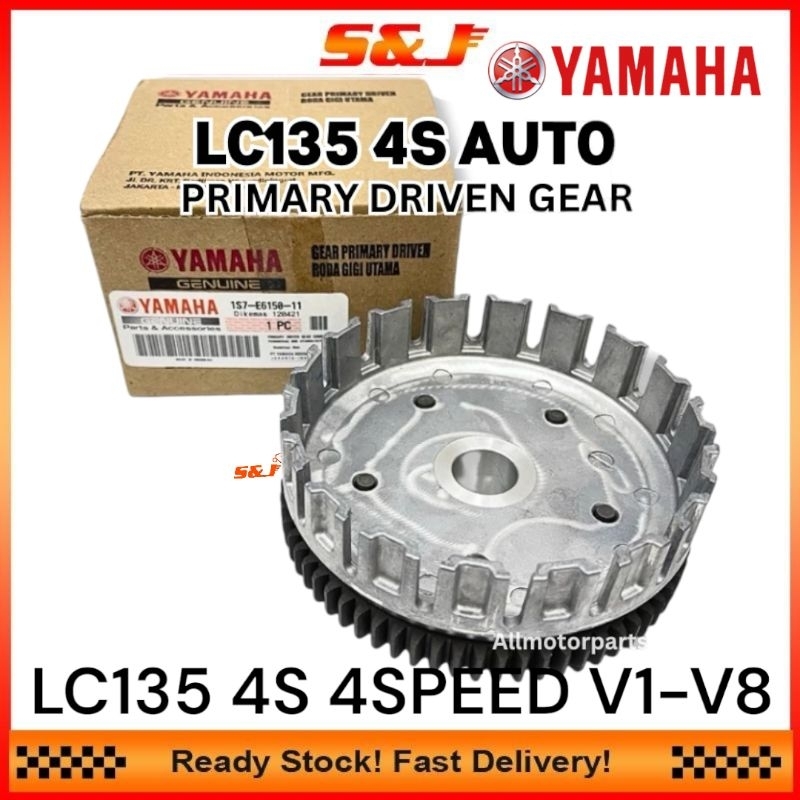 100% ORI YAMAHA LC135 LC4S V1 - V7 V8 CLUTCH HOUSING PRIMARY DRIVE GEAR ...