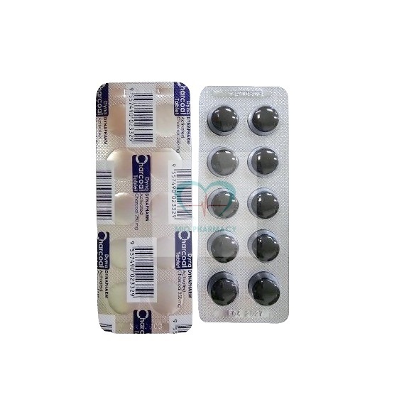 DYNA CHARCOAL TABLET (10 TABLETS) | Shopee Malaysia