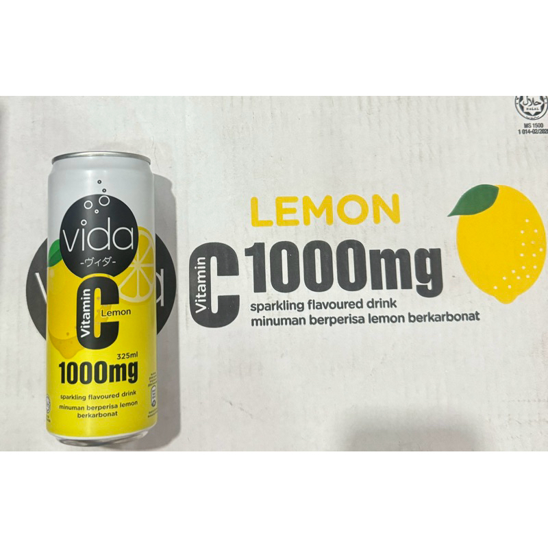 (CLEARANCE) VIDA Vitamin C Lemon 1000mg 325ml | Shopee Malaysia