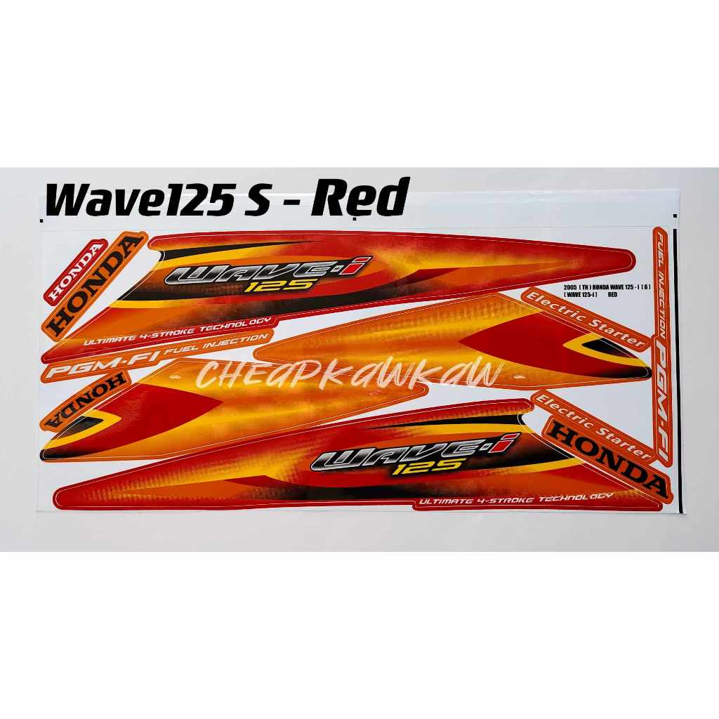 WAVE 125S Wave 125 S ( Wave 125 - i 6 THAILAND 2005 Edition Thailook ...