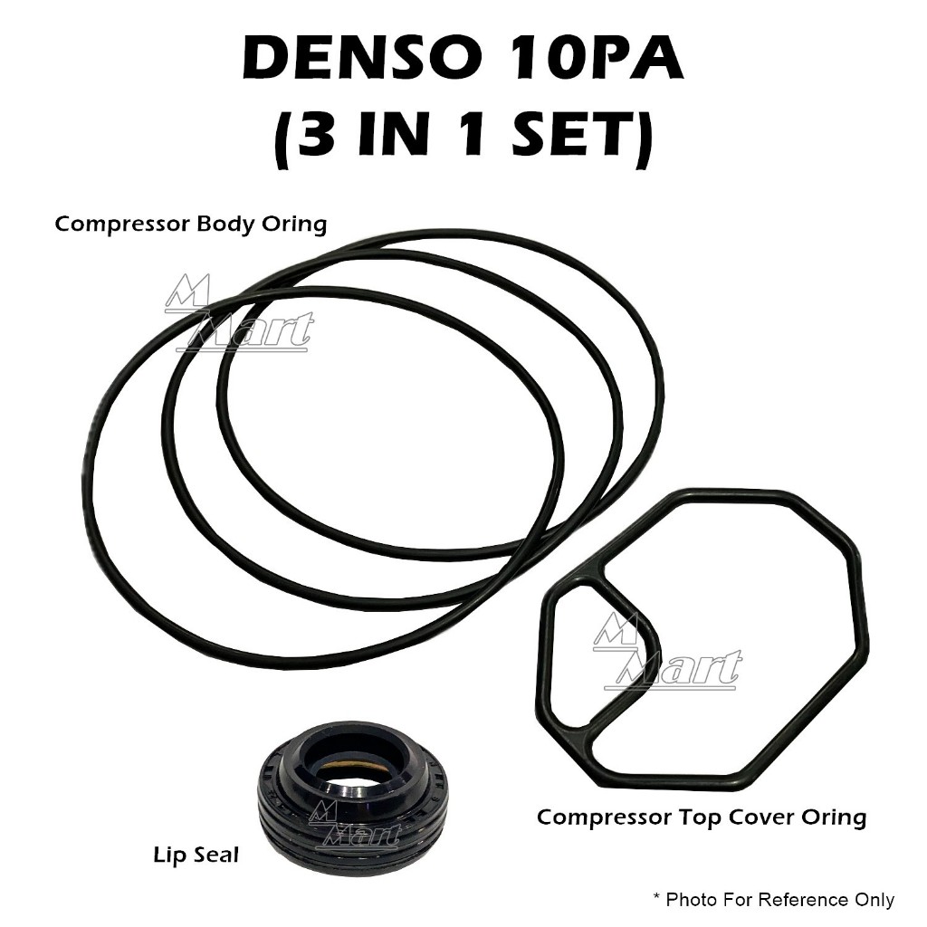 Denso 10PA R134a Air Cond Compressor Repair Kit Body Oring Top Oring ...