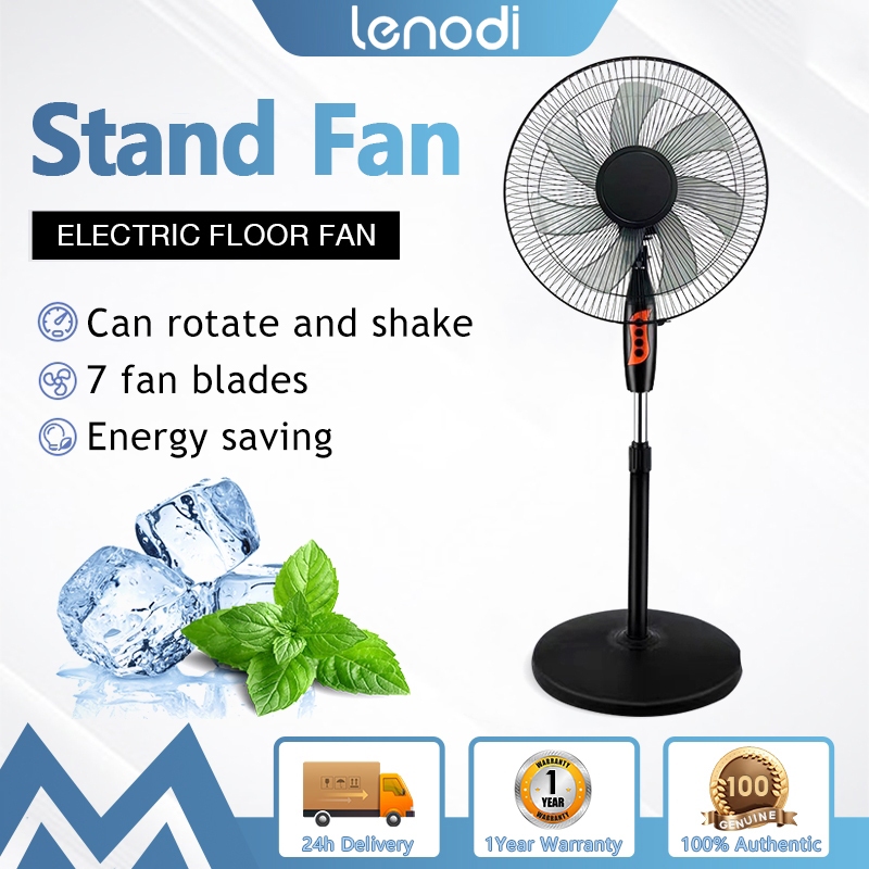 🔥24Hours shipping🔥5/7 Blades Stand fan 16 Inch 3 Speed Multipurpose ...