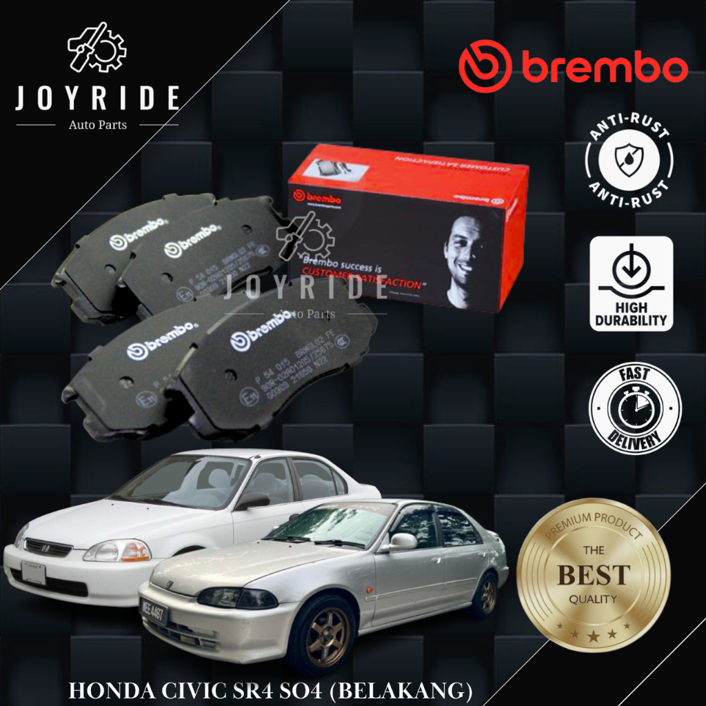 BREMBO HONDA CITY HD/SR4 S04 (BELAKANG) PERFORMANCE SPORT BRAKE PAD | Shopee Malaysia
