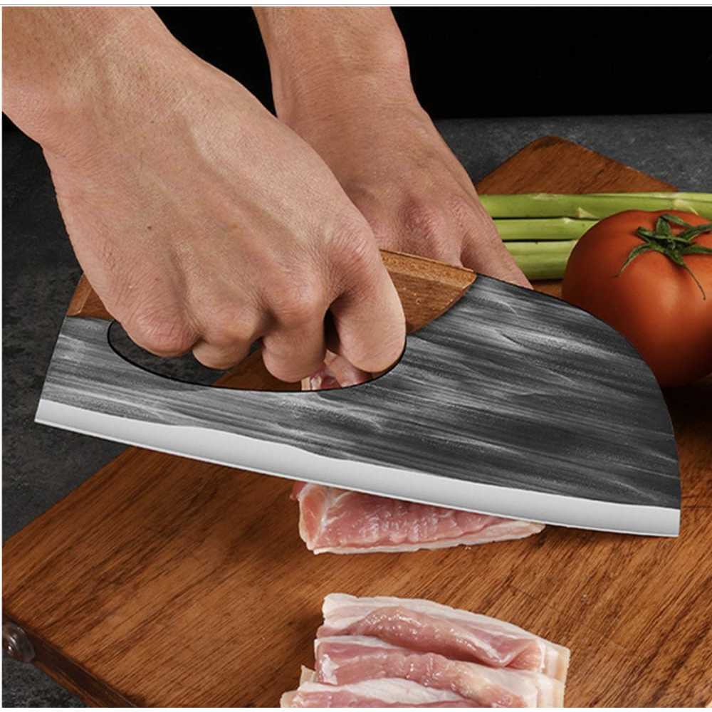 Super Sharp Knife Stainless Steel Butcher's Knife Vegetable Cutter ...
