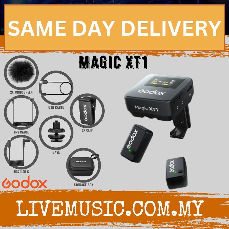 GODOX Magic XT1 - 2.4GHz Wireless Microphone System ( MAGICXT1 / MAGIC ...