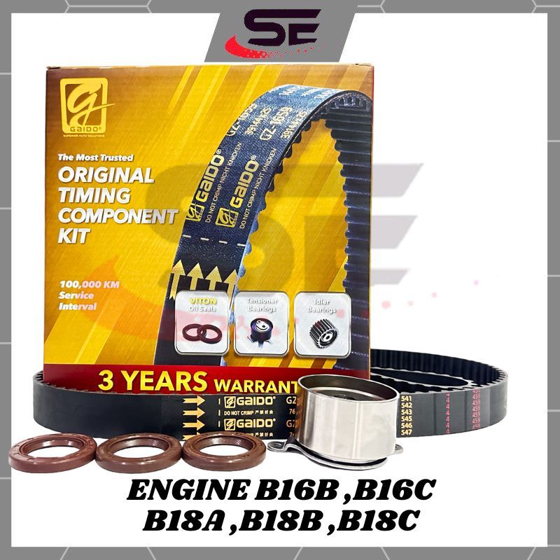 GAIDO Timing Belt Civic B16B B16C B18A B18B B18C Timing Belt Kit Set Taiming Belt Twin Cam ...