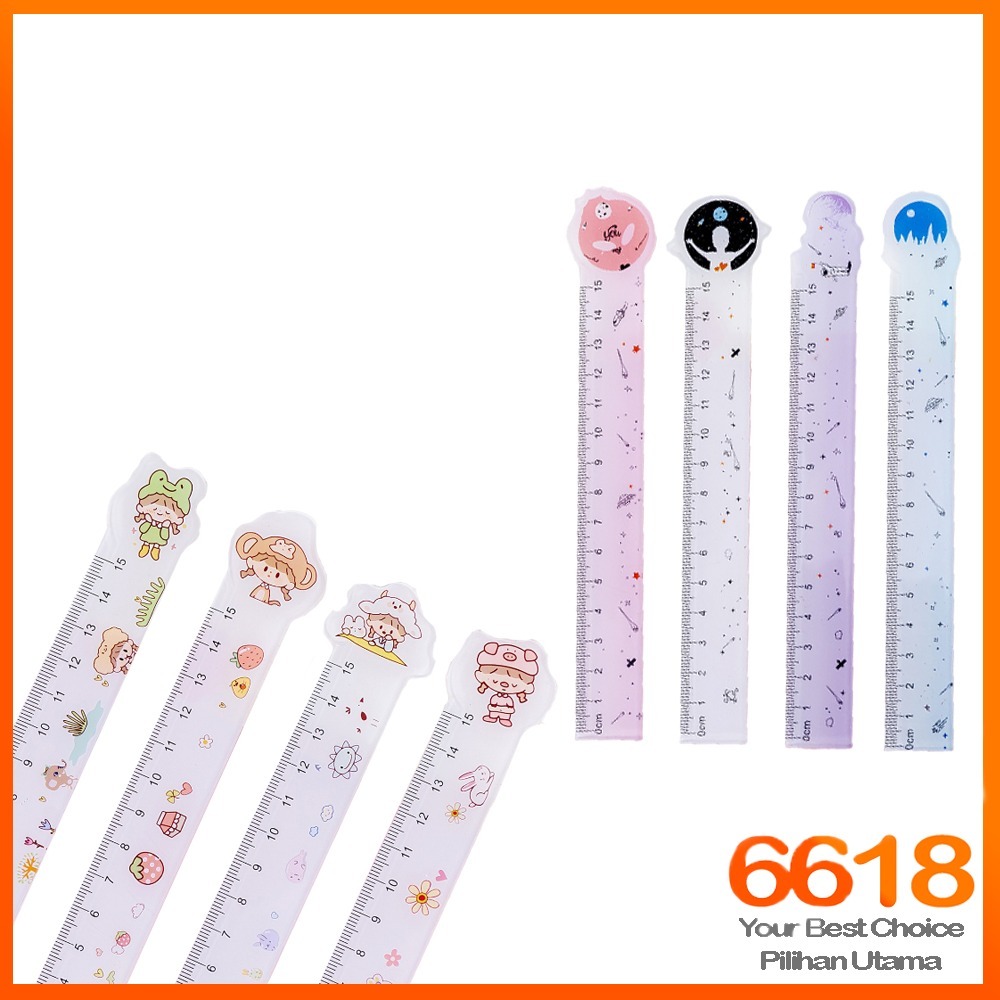 BoZhiJin R-0124 Pembaris Mengukur Skala Pembaris Garis Lukis CM ...