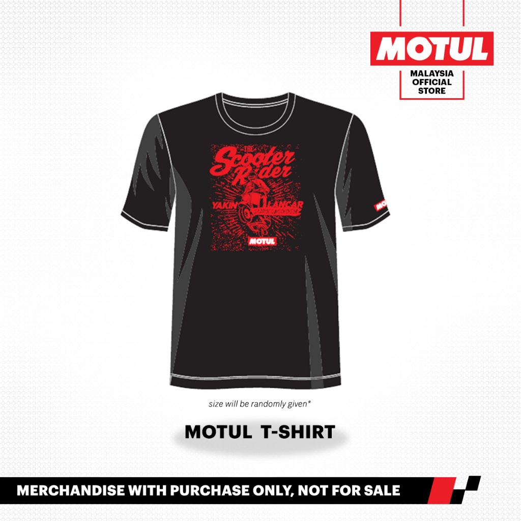 MOTUL SCOOTER T-SHIRT [NOT FOR SALE] | Shopee Malaysia