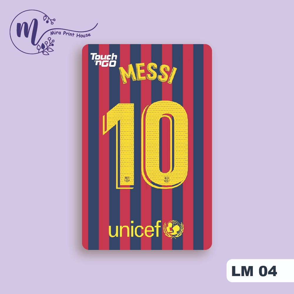 LIONEL MESSI - Sticker For Touch n Go Card (Waterproof, High Quality ...