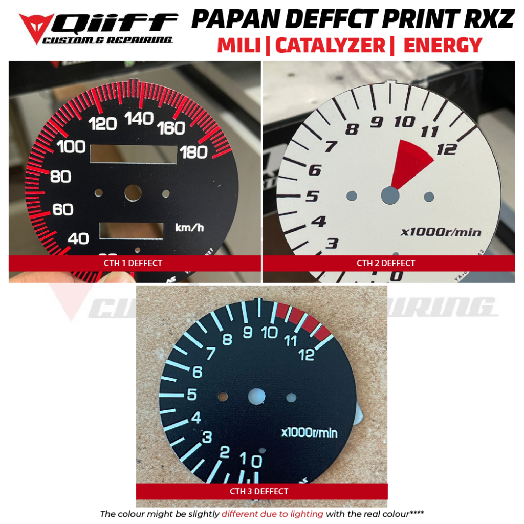PAPAN RXZ MODEL MILI / CATALYZER / ENERGY (PRINT DEEFECT) | Shopee Malaysia