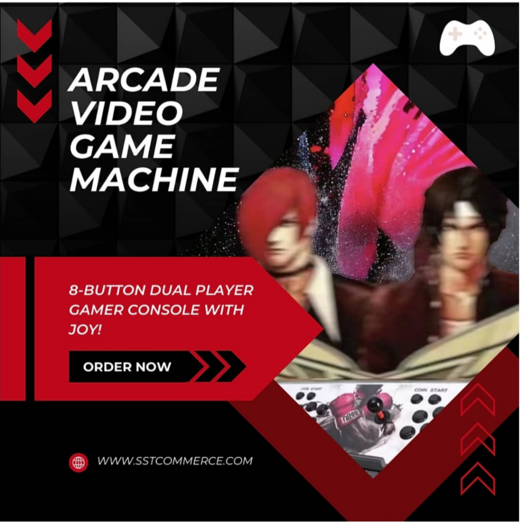 Threesided Machine Trackball Retro Video Arcade Console 3000 Horizontal ...