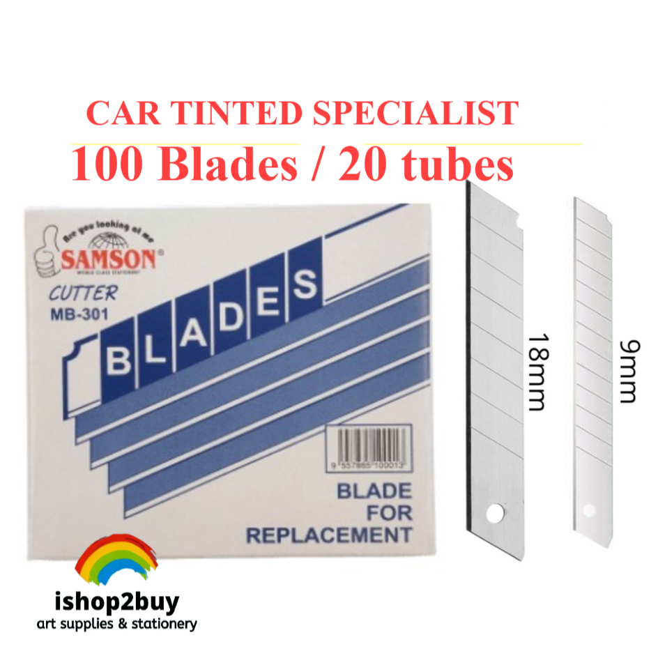 SAMSON Cutter Blade 10 tubes / Box Blade Refill For Big and Small ...