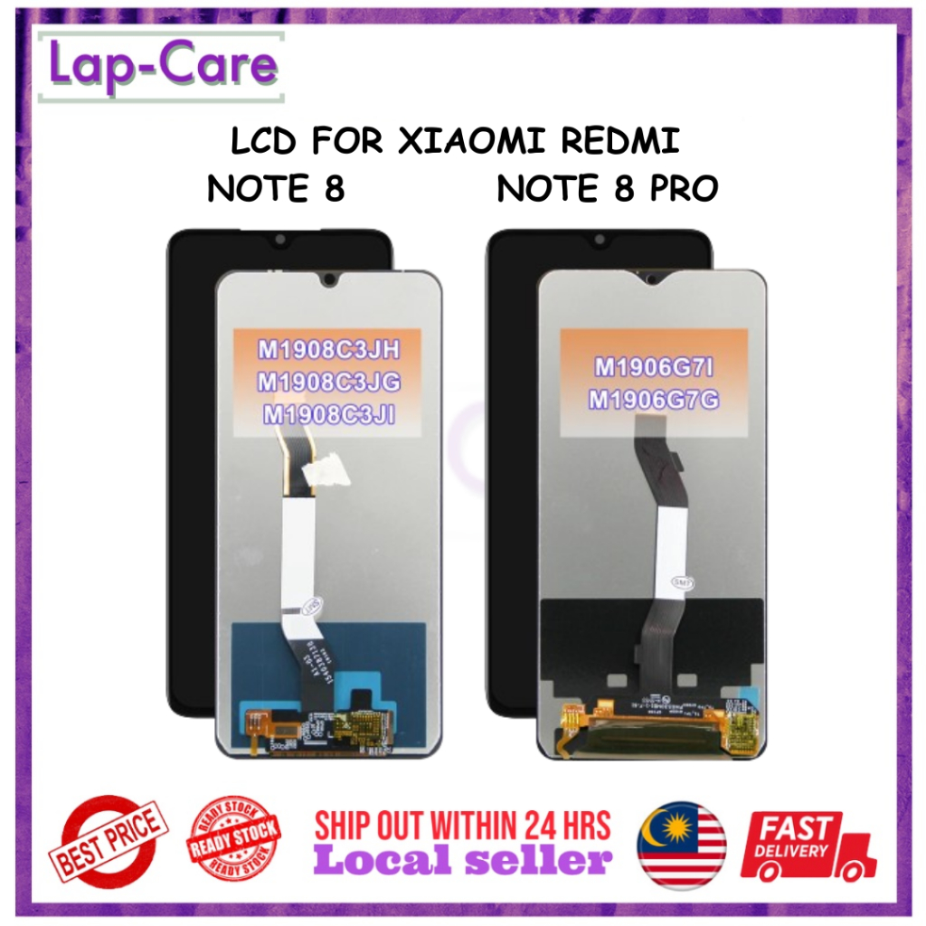 REDMI NOTE 8 / NOTE 8 PRO INCELL LCD WITH TOUCH SCREEN DIGITIZER ...