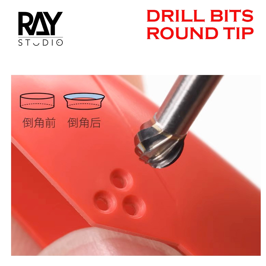 [ RAY STUDIO ]RRBB DRILL BITS ROUND TIP MODEL KITS TOOLS | Shopee Malaysia