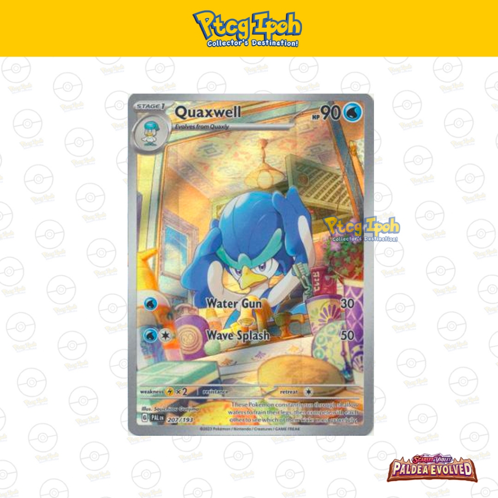 [Pokémon TCG] Paldea Evolved: Quaxwell - 207/193 - Illustration Rare ...