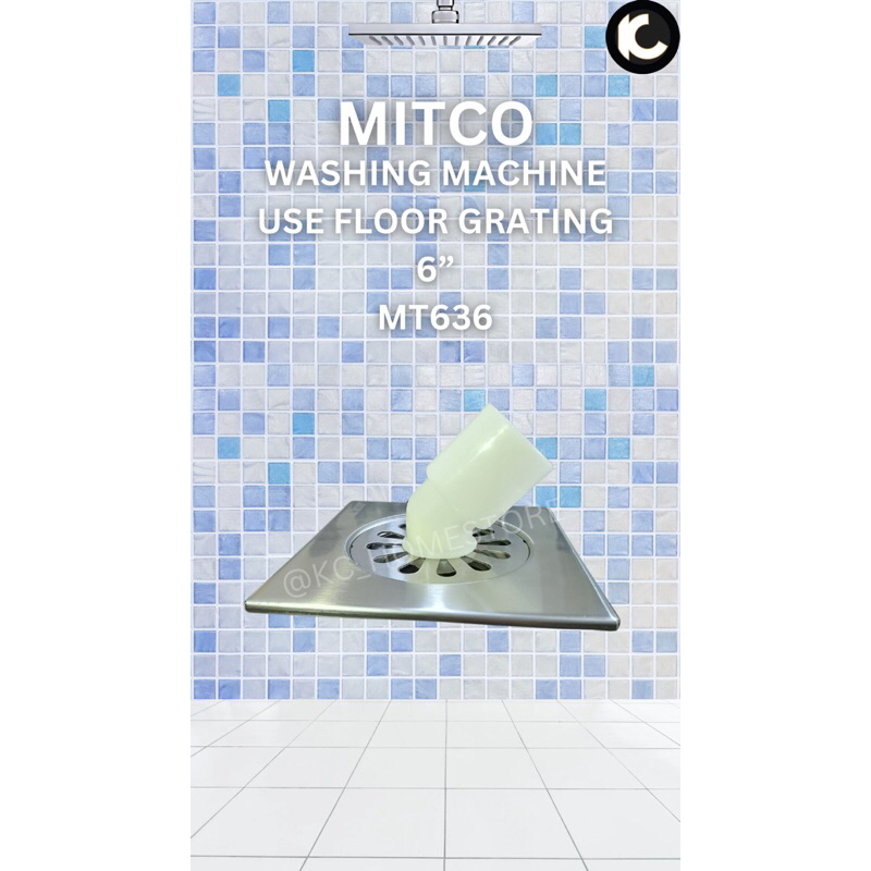 MITCO WASHING MACHINE USE FLOOR GRATING MT636 6” | Shopee Malaysia