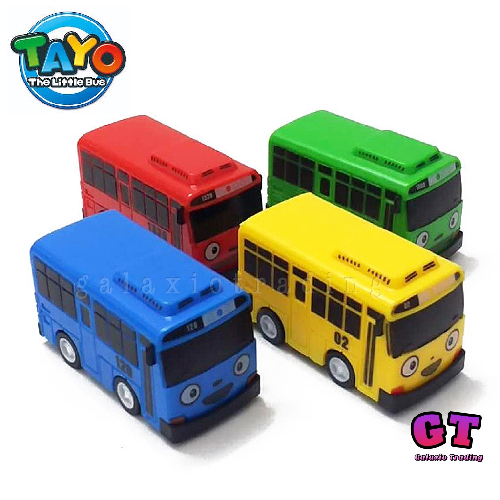 ⚡️READY STOCK⚡️GT Tayo The Little Bus Toys Parking Lot Bus Station Set ...
