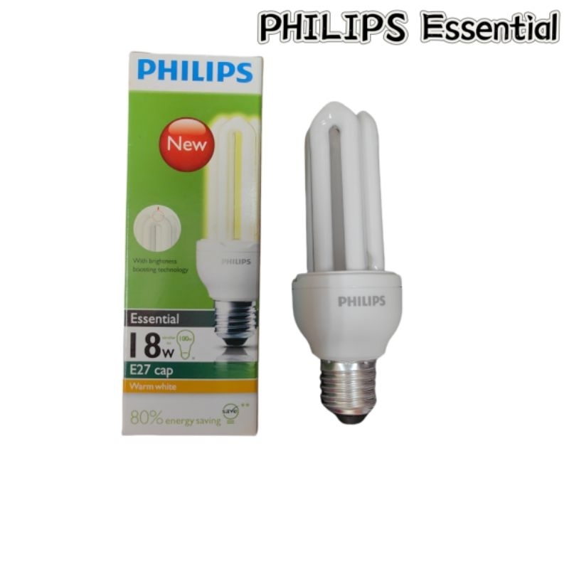 Philips essential 18w warm white | Shopee Malaysia
