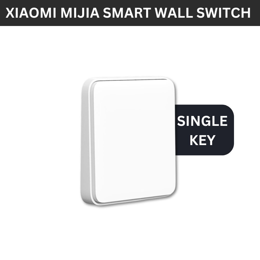 Xiaomi Mijia Smart Wall Switch Single Double Key Works with BLE Mesh ...