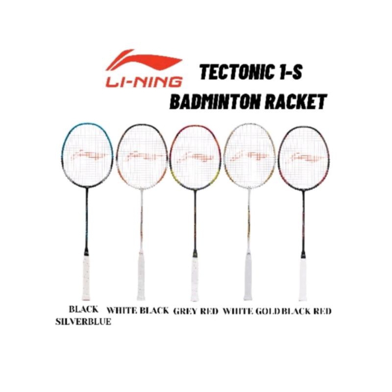 LI-NING TEXTONIC 1-S and TECTONIC 3-S ORIGINAL RAKET BADMINTON ( free ...