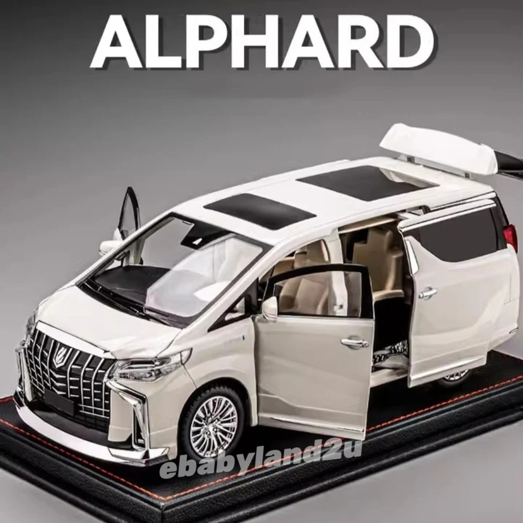 CHE ZHI Die Cast 1:18 Alphard With Starlight Diecast Vehicle Models ...