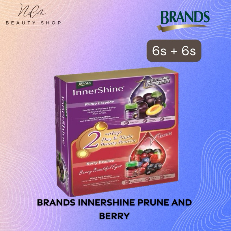 Brand's InnerShine Prune & Berry Essence 42ml x 12s Bottles | Shopee ...