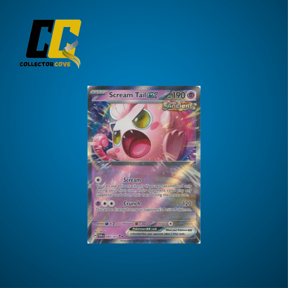 Pokemon TCG Scream Tail ex 094/167 Ultra Rare - SV06 Twilight ...