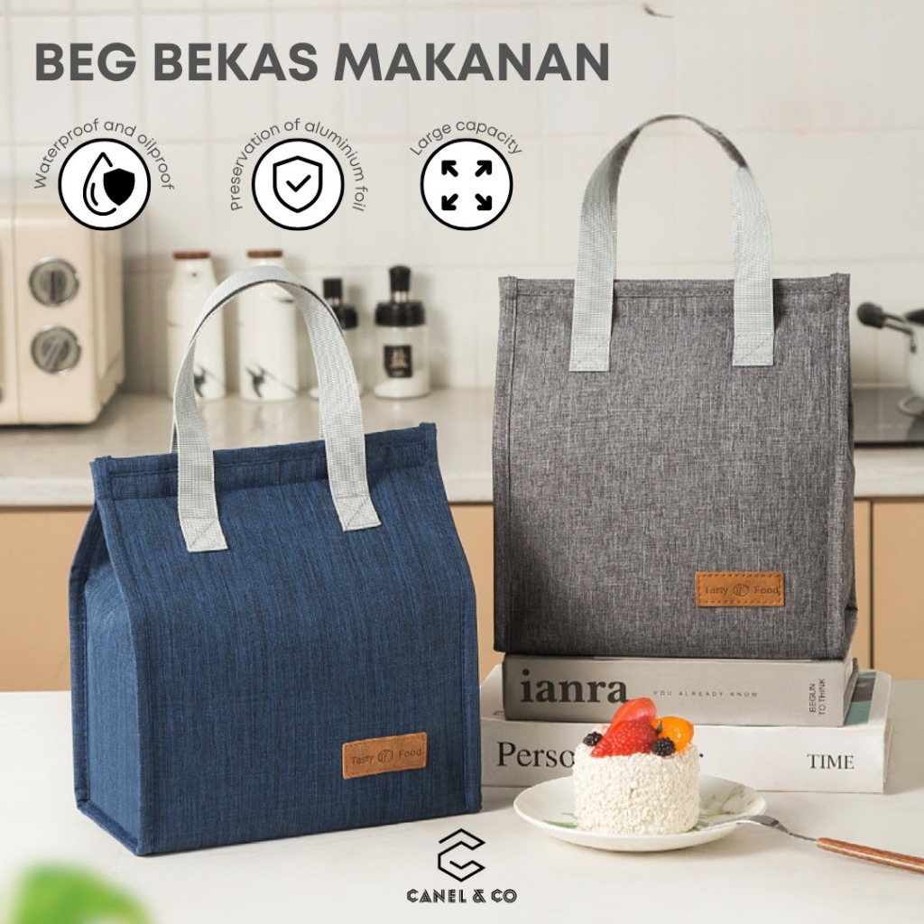 Insulated Thermal Lunch Bag Keep Warm Food Picnic Tote Bag Cooler Bag ...