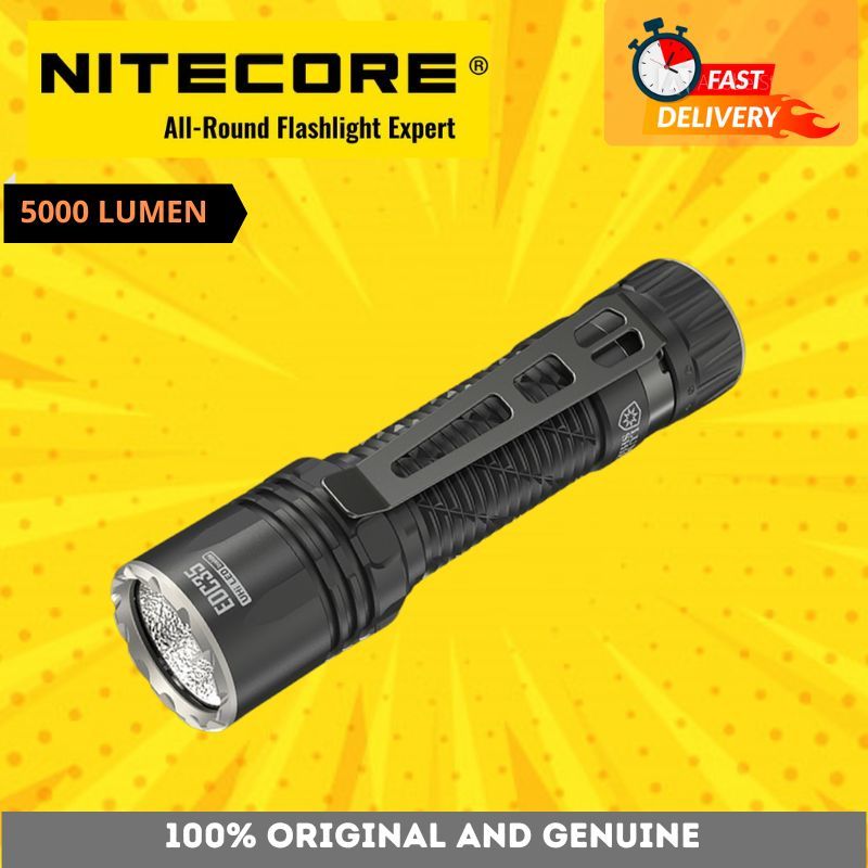 🔥100% ORIGINAL🔥 Nitecore EDC35 EDC 5000 Lumen Flashlight | Shopee Malaysia