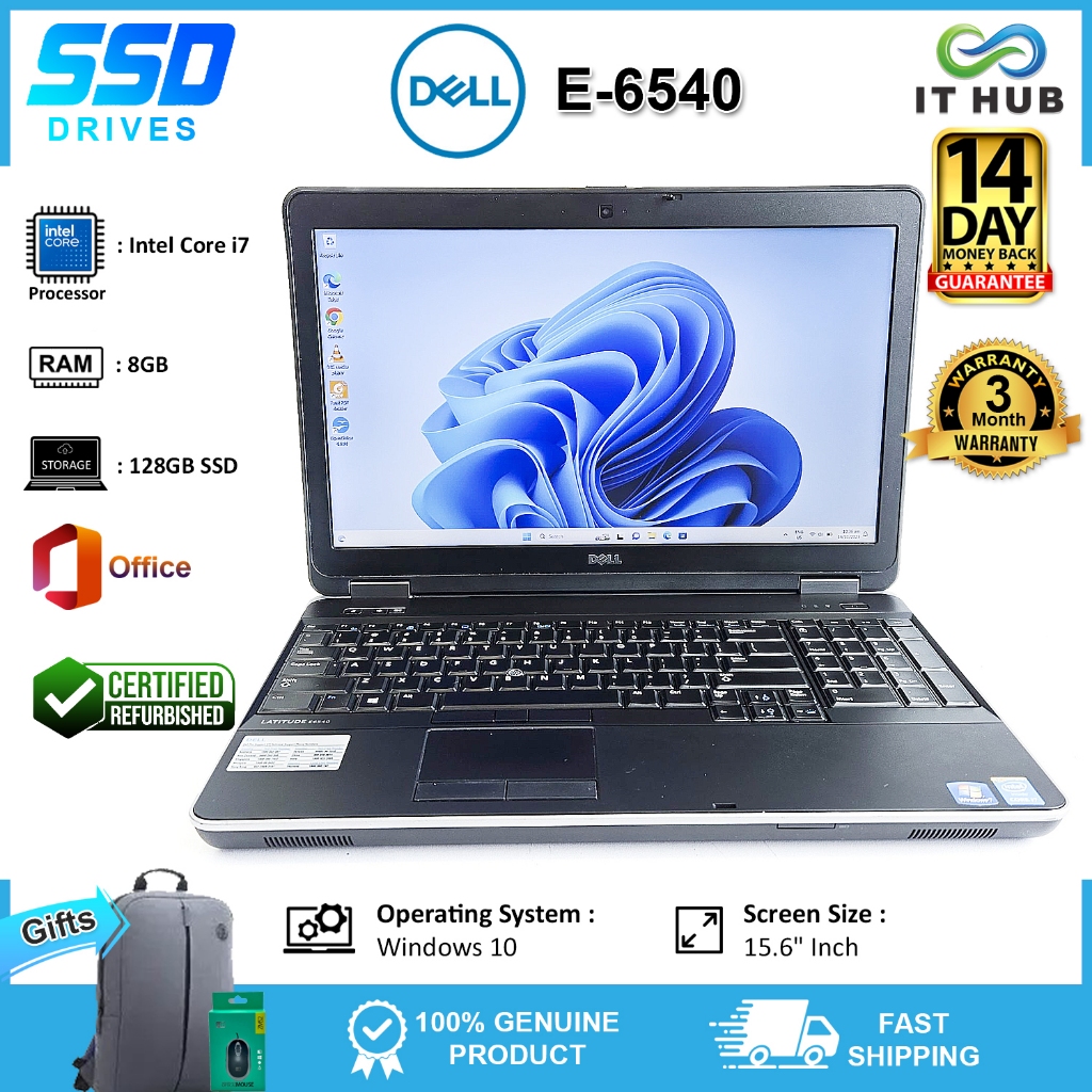 Dell Latitude E-6440-E6540-Windows 10-intel Core i5-i7-RAM 8GB-SSD ...