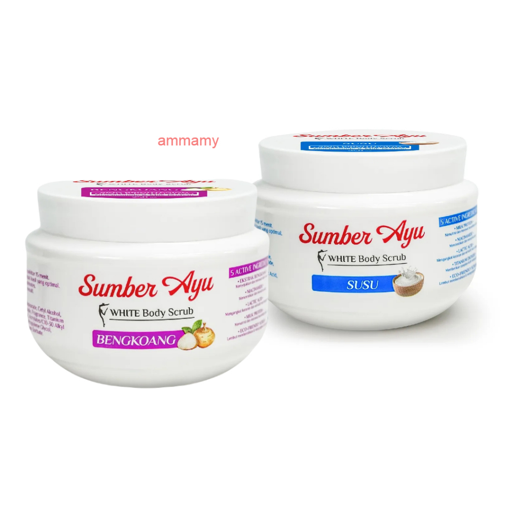 Sumber Ayu White Body Scrub Bengkoang Susu Lulur Mandi Skrub Badan ...