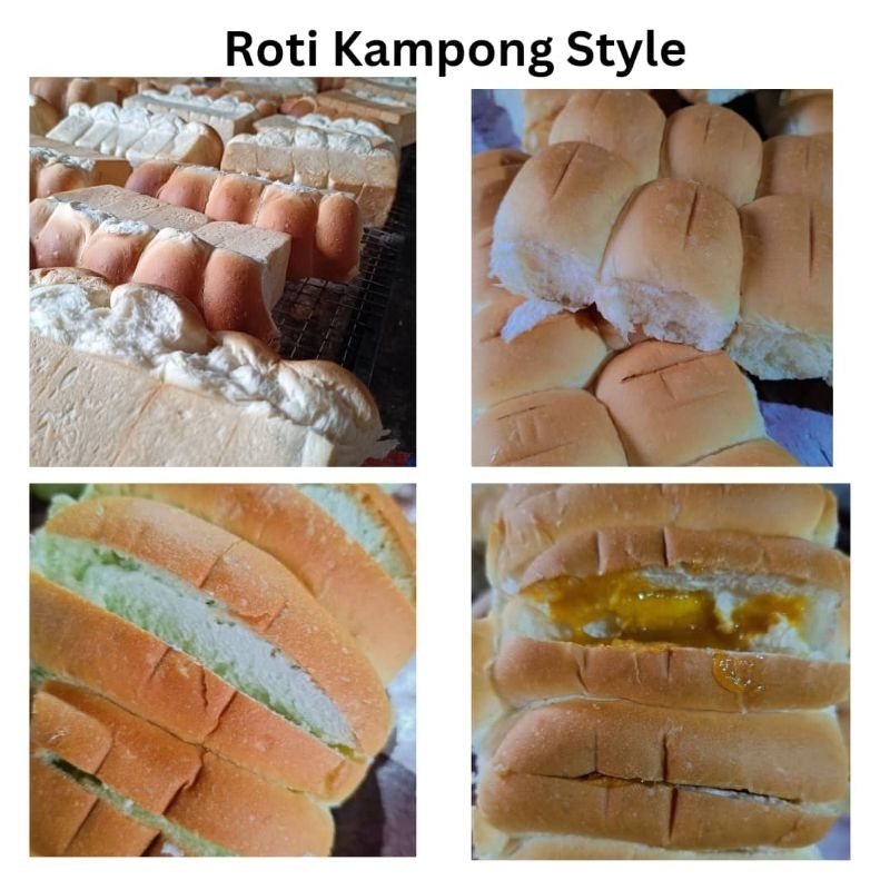 ROTI SEDAP MURAH/ROTI HOMEMADE KAMPONG STYLE KRIM PANDAN,KAYA,BATA,BUN ...