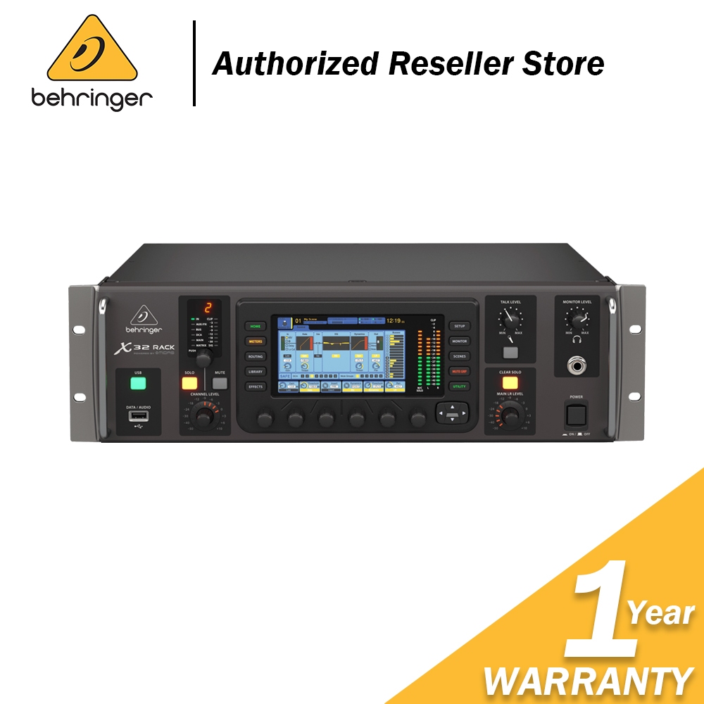 Behringer X32 RACK 40-channel Rackmount Digital Mixer (X32RACK / X-32 ...