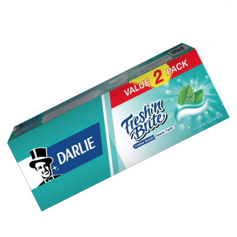 DARLIE FRESH N' BRITE TOOTHPASTE VALUE PACK (140G x 2’S) | Shopee Malaysia