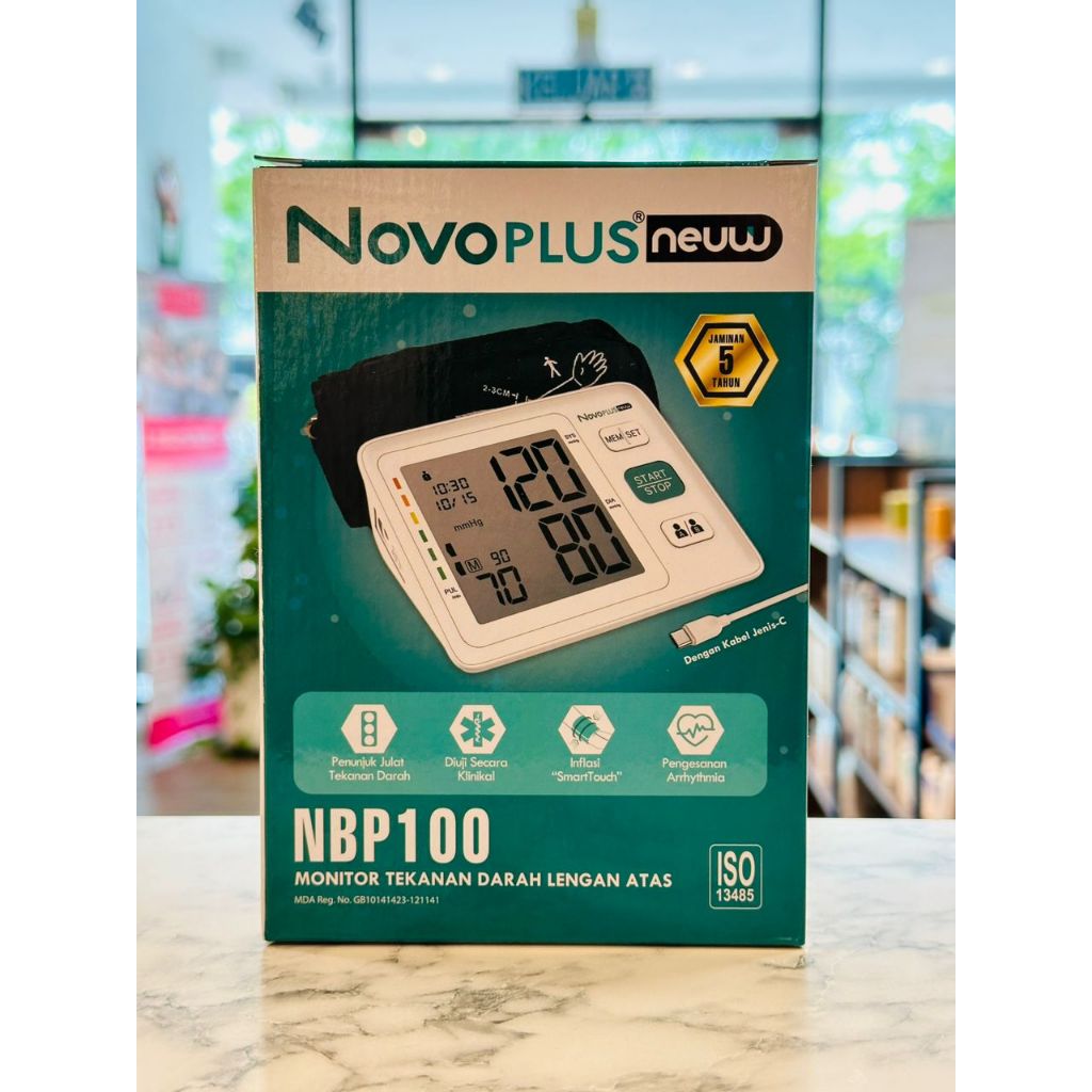 Preferred +】NOVOPLUS NEUW BLOOD PRESSURE MONITOR NBP100 | Shopee Malaysia