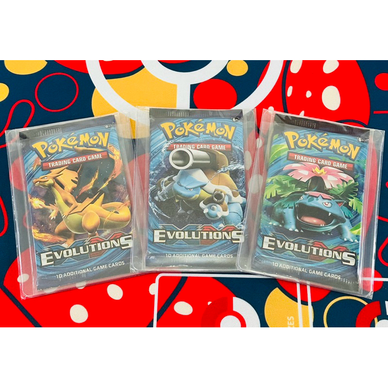 Pokemon TCG - XY Evolutions Booster Pack (2016) Trio Art Set | Shopee ...