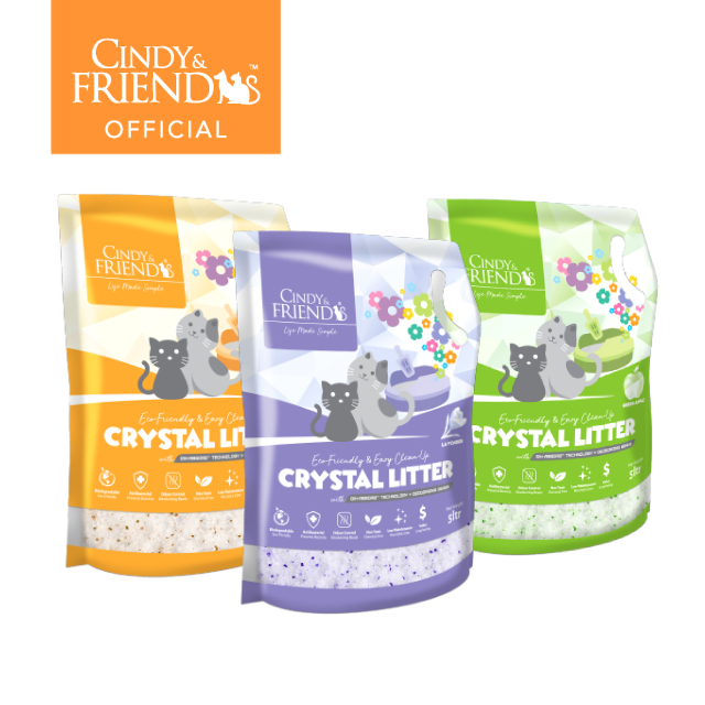 CINDY & FRIENDS Crystal Litter - Assorted (5 Litre) | Shopee Malaysia