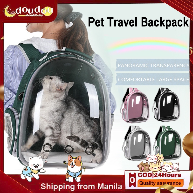 Pet Carrier Bag Cat Backpack Cat Bag Pet Space Compartment Breathable ...